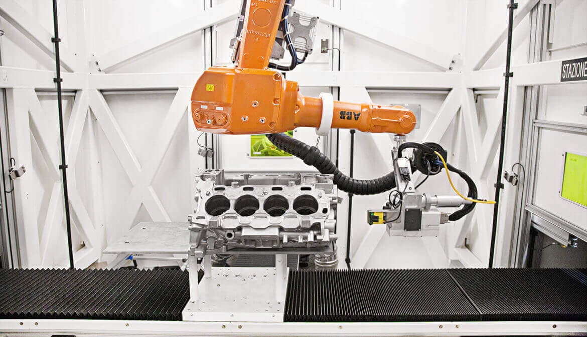 Laser marking engine block | LASIT laser marking innovation