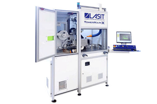 Laser marking on tesa | Fly Foil Feeder system | LASIT