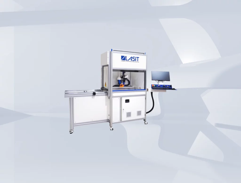 TowerSwipe: Side Loading Laser Marking System